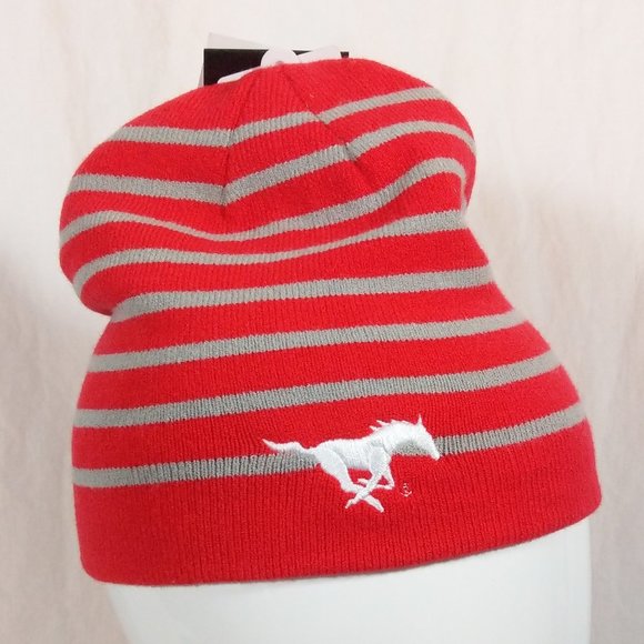 Nike | Accessories | Kids Nwt Nike Reversible Smu Red Mustangs Beanie ...